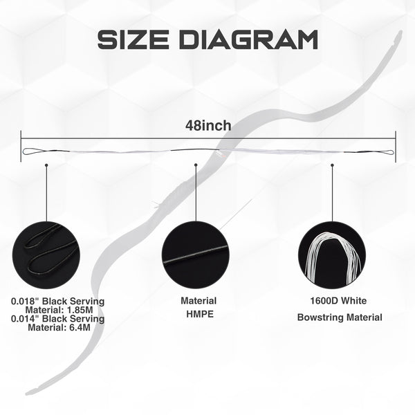 HMPE Replacement Archery Bow String