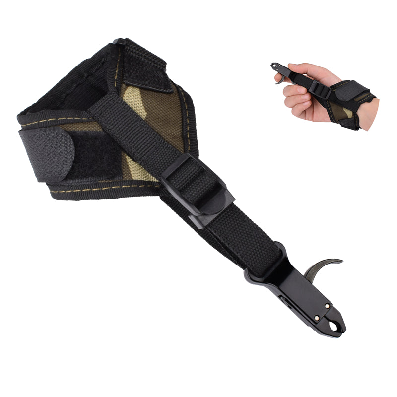 Camo Caliper Release Aid Trigger Wrist Strap
