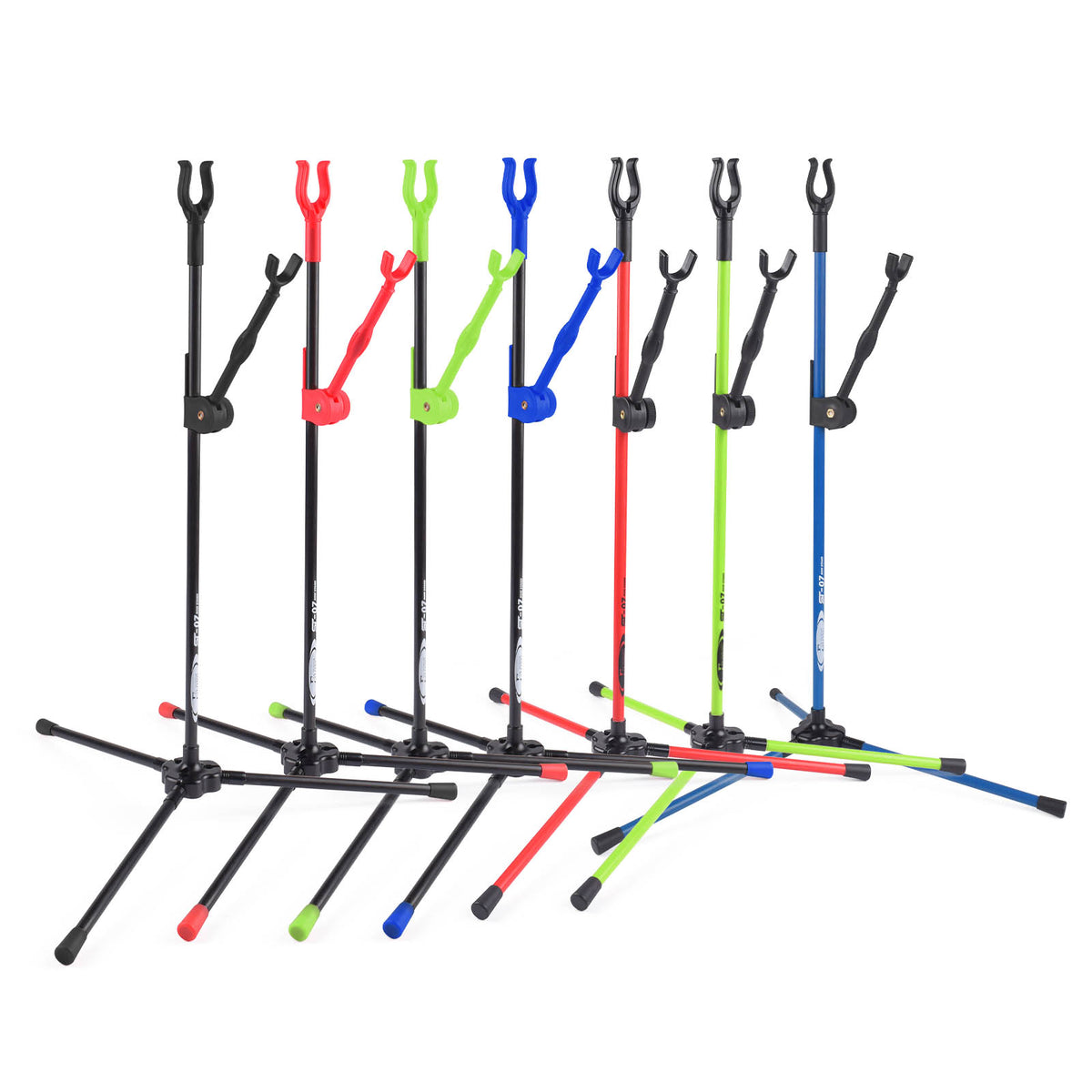 Portable Bow Stand Archery Accessory Recurve Bow Stand Holder Folable